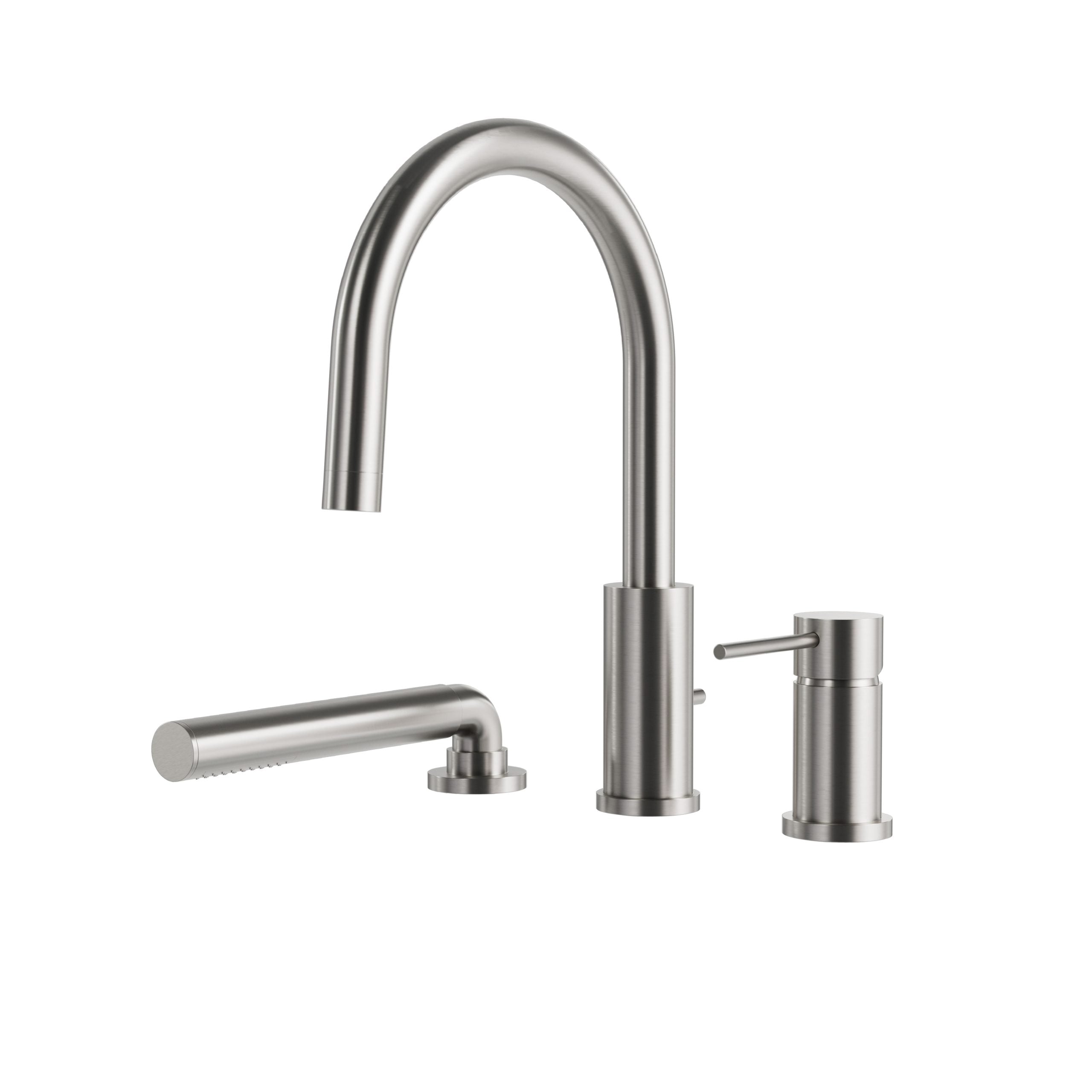 Umix Bathtuhb Faucet - 3-piece / Deckmount – Vasca Design