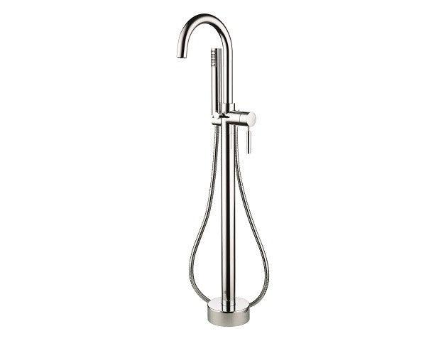 3825A Bathtub Faucet - Floormounted with Hand Shower – Vasca Design